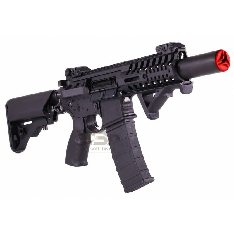Os Melhores Rifle De Airsoft Aeg L4-Cs 6" Pr-Sd Lonex | Warsoft Brasil