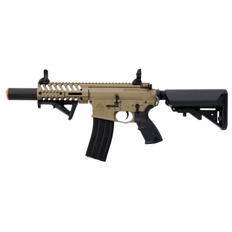 Os Melhores Rifle De Airsoft Aeg L4-Cs 6" Pr-Sd Lonex | Warsoft Brasil