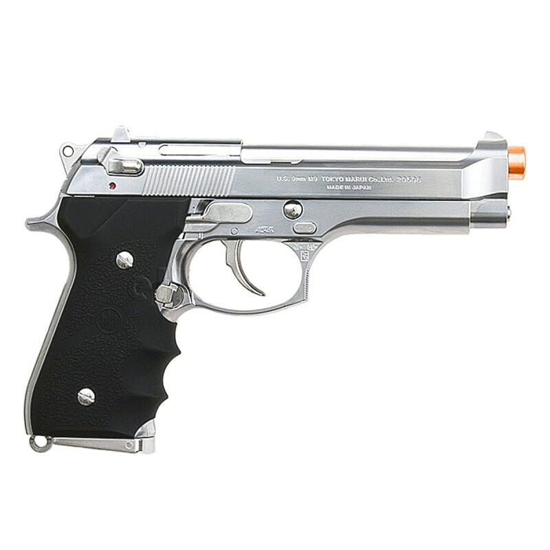 As Melhores Pistola De Airsoft Gbb Tokyo Marui M92F Silver | Warsoft Brasil